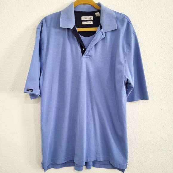 TEHAMA | Shirts | Tehama Light Blue Golf Shirt L | Poshmark